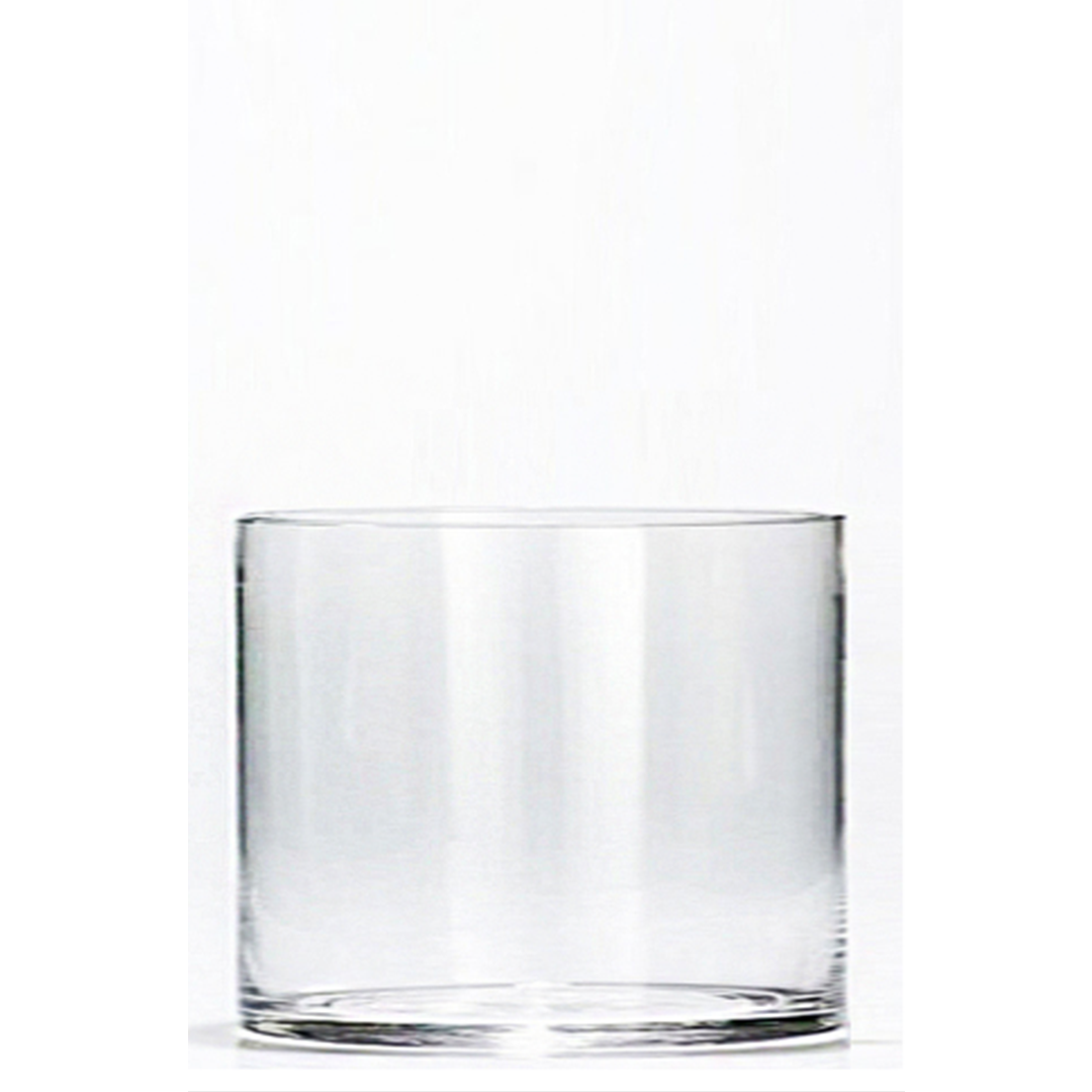 Plain Cylinder Float Vase h. 15cm Ø.20cm (12stk lager) | partyplannerno